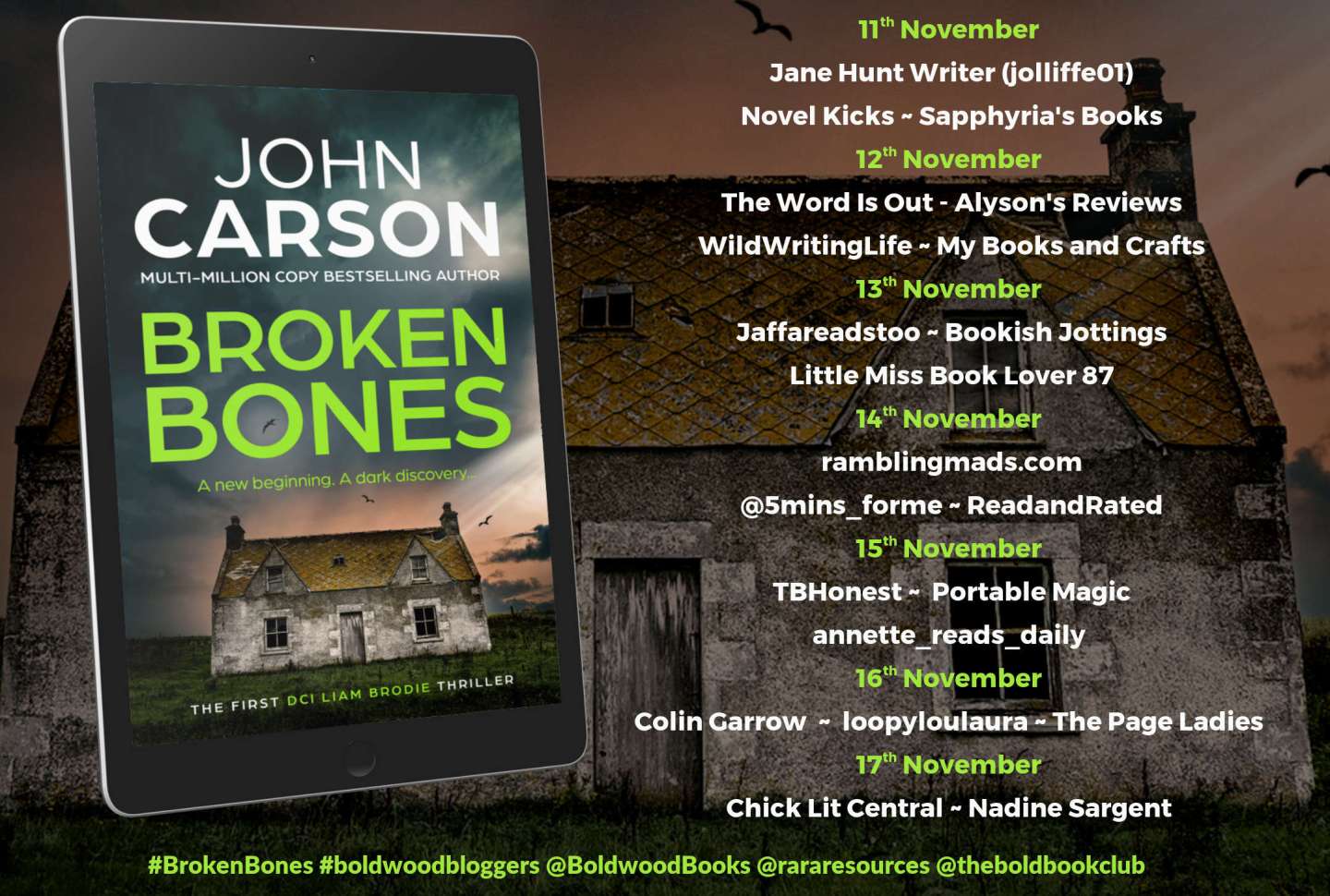 ‘Broken Bones’ by John Carson – Colin Garrow